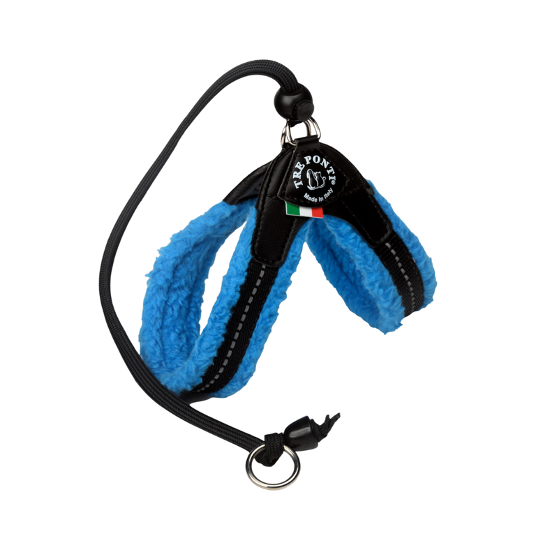 Dogs and cats fleece harness with adjustable strap closure | Tre Ponti